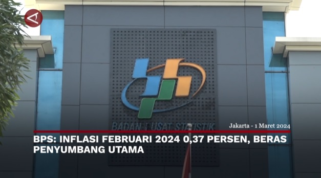 BPS: Inflasi Februari 2024 0.37 Persen, Beras Penyumbang Utama - IMQ21 | IMQ