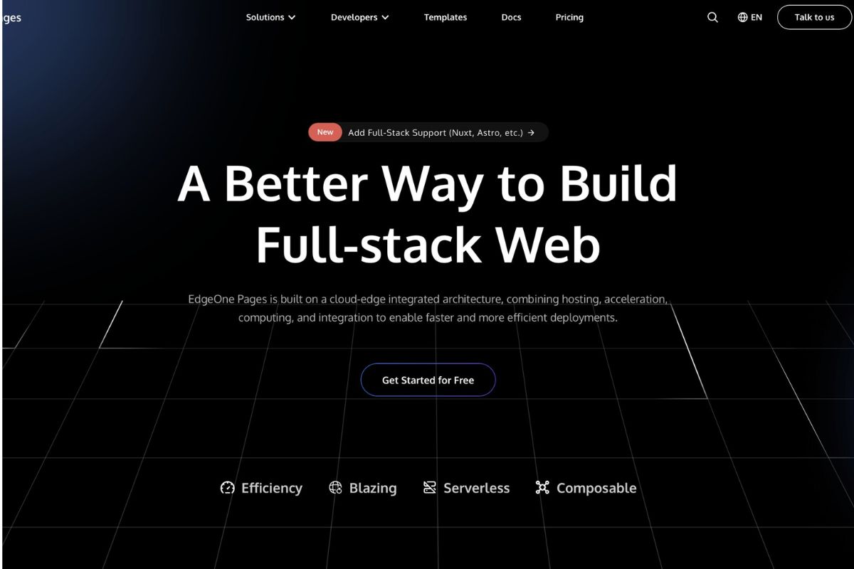 Tencent Cloud Luncurkan Versi Resmi EdgeOne Pages, Memperkuat Strategi AI Terpadu - IMQ21 Antara ...
